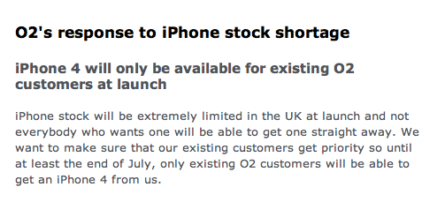 Apple iPhone 4 in short supply until August, O2 informs - 9to5Mac