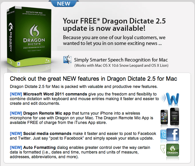 Dragon Dictate updated to 2.5, now supports iPhone as microphone - 9to5Mac