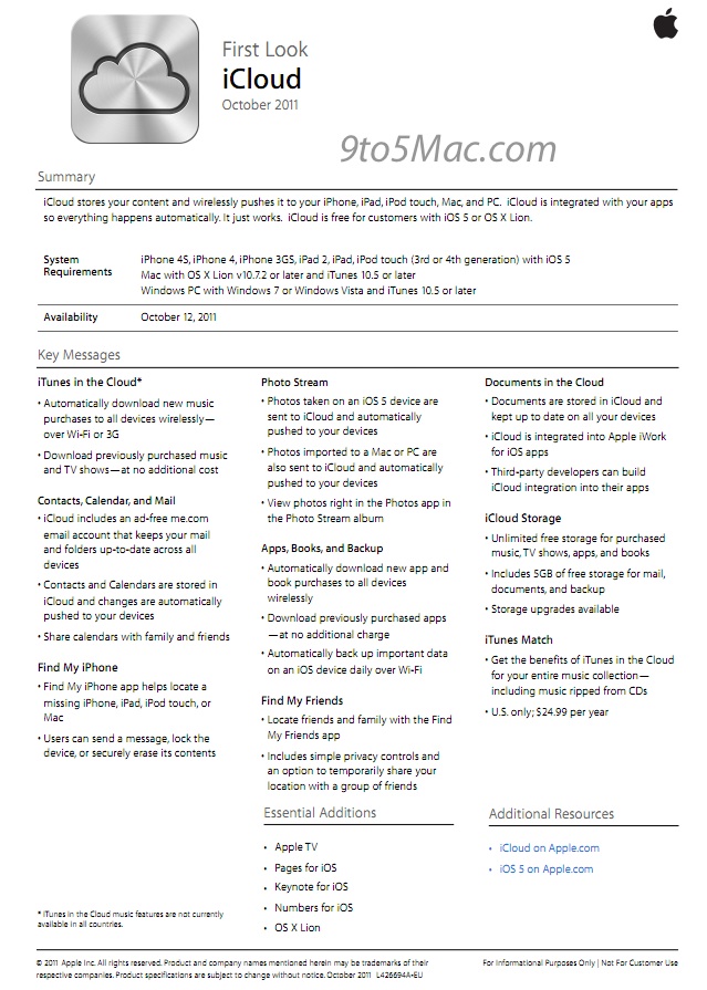 We’ve got the internal docs that Apple employees use to explain iCloud ...