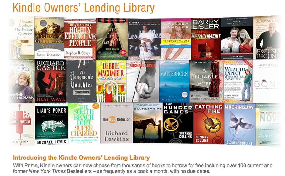 Amazon launches Kindle Lending Library in anticipation of Fire launch ...
