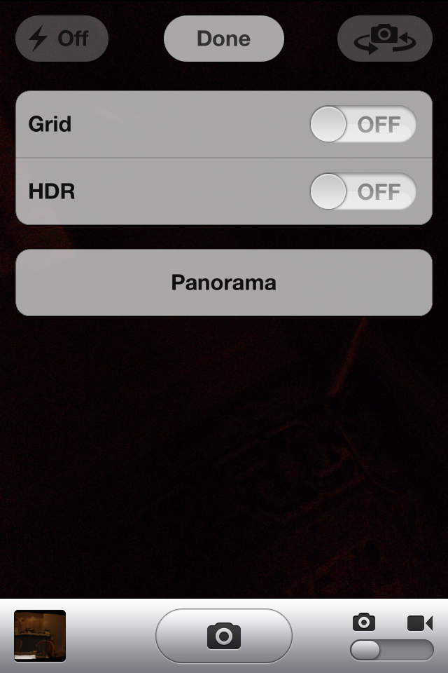 The iPhone's hidden panorama camera mode exposed: the interface and ...