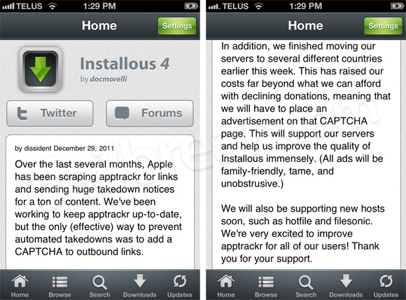 Apple sends 'take down' notices to cracked iOS apps creator AppTrackr ...