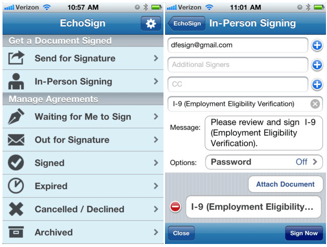 Adobe brings legally binding e-signatures to iOS with EchoSign for ...