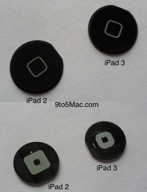 iPad 3 home buttons begin floating around China, feature more design ...