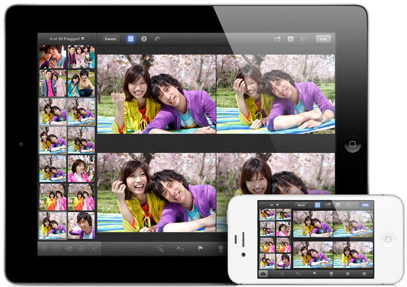 iPhoto for iPhone and iPad available now for $4.99, iMovie & GarageBand ...