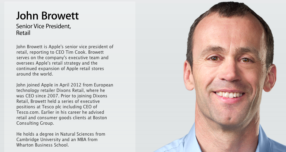 John Browett, new SVP of Retail, makes his way onto Apple's Leadership ...