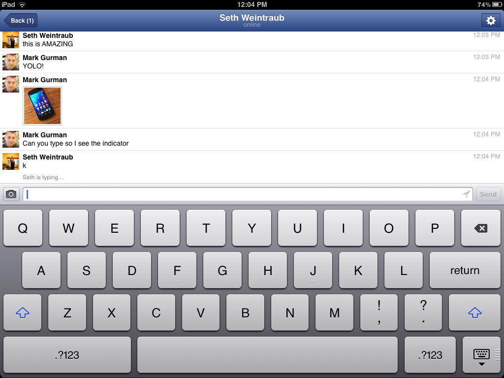 Revealed: Facebook Messenger for iPad, iPhone app with video chat in ...