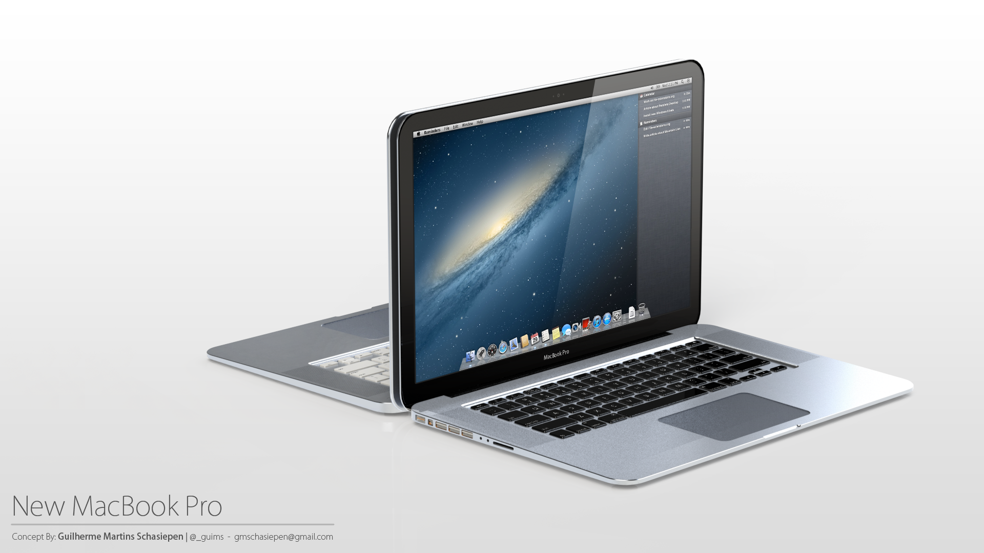 Beautiful, if not accurate, renderings of new Retina MacBook Pros ...