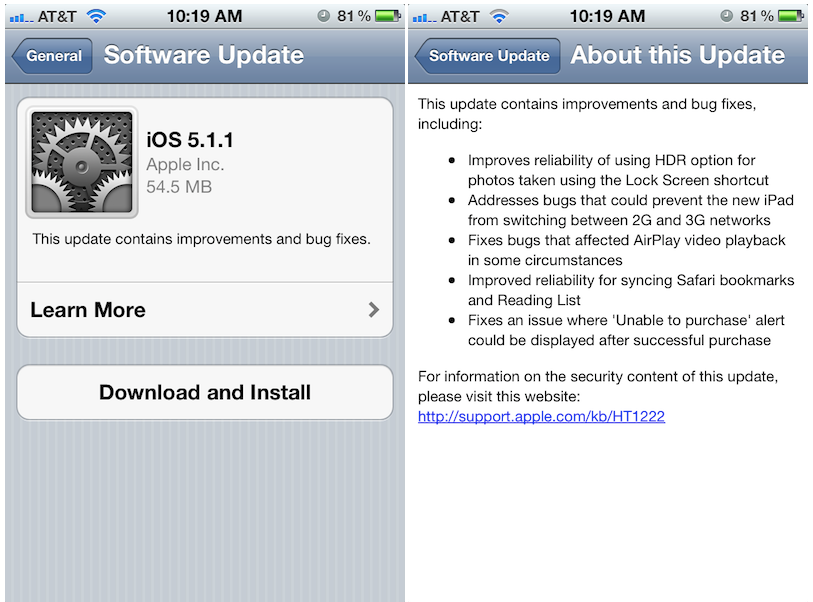Apple releases iOS 5.1.1 - 9to5Mac