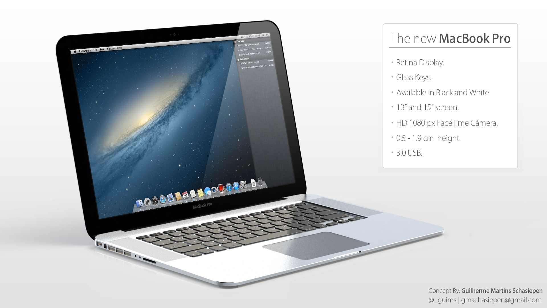 Beautiful, if not accurate, renderings of new Retina MacBook Pros ...