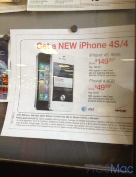 Target discounting iPhone 4S to $149, iPhone 4 to $49 – in store only ...