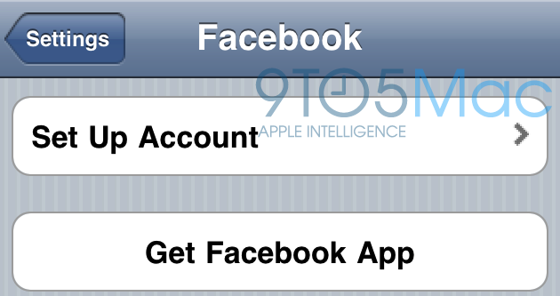 Apple to include Facebook integration in iOS 6 - 9to5Mac