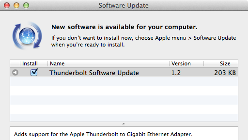 Thunderbolt Software Update 1.2 may lead to boot failure - 9to5Mac