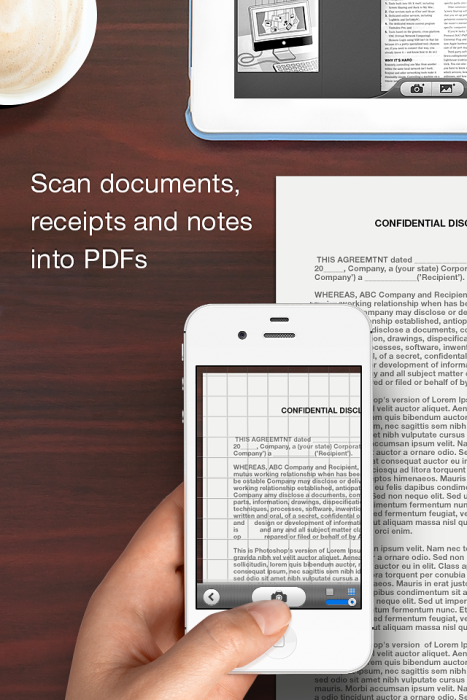 Scanner Pro updated with iCloud integration, revamped iPhone interface ...