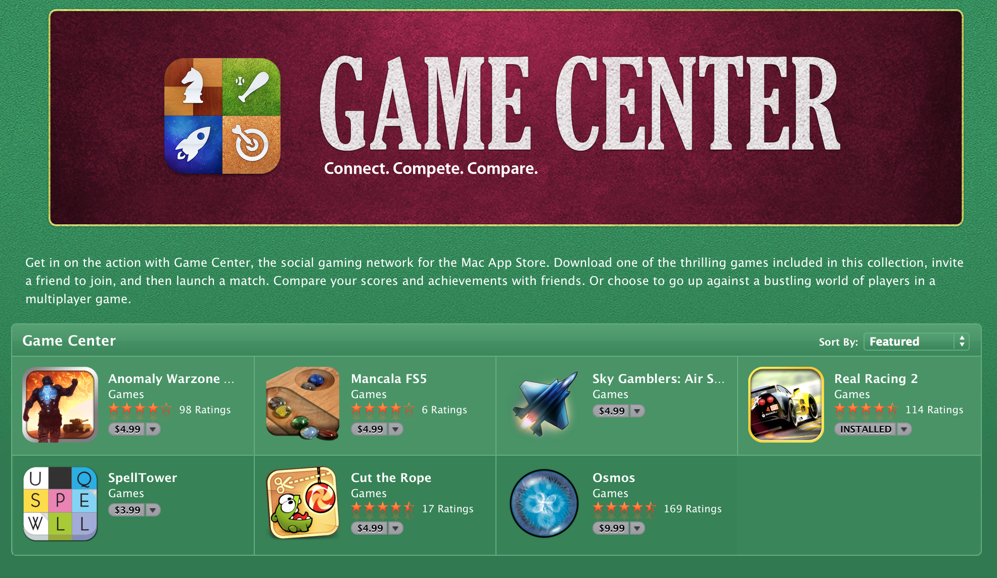 OS X Game Center launches with few, yet notable, game titles - 9to5Mac