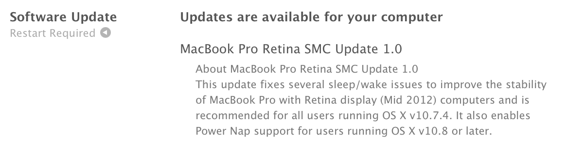 Apple brings PowerNap to Retina MacBook Pro with firmware update - 9to5Mac