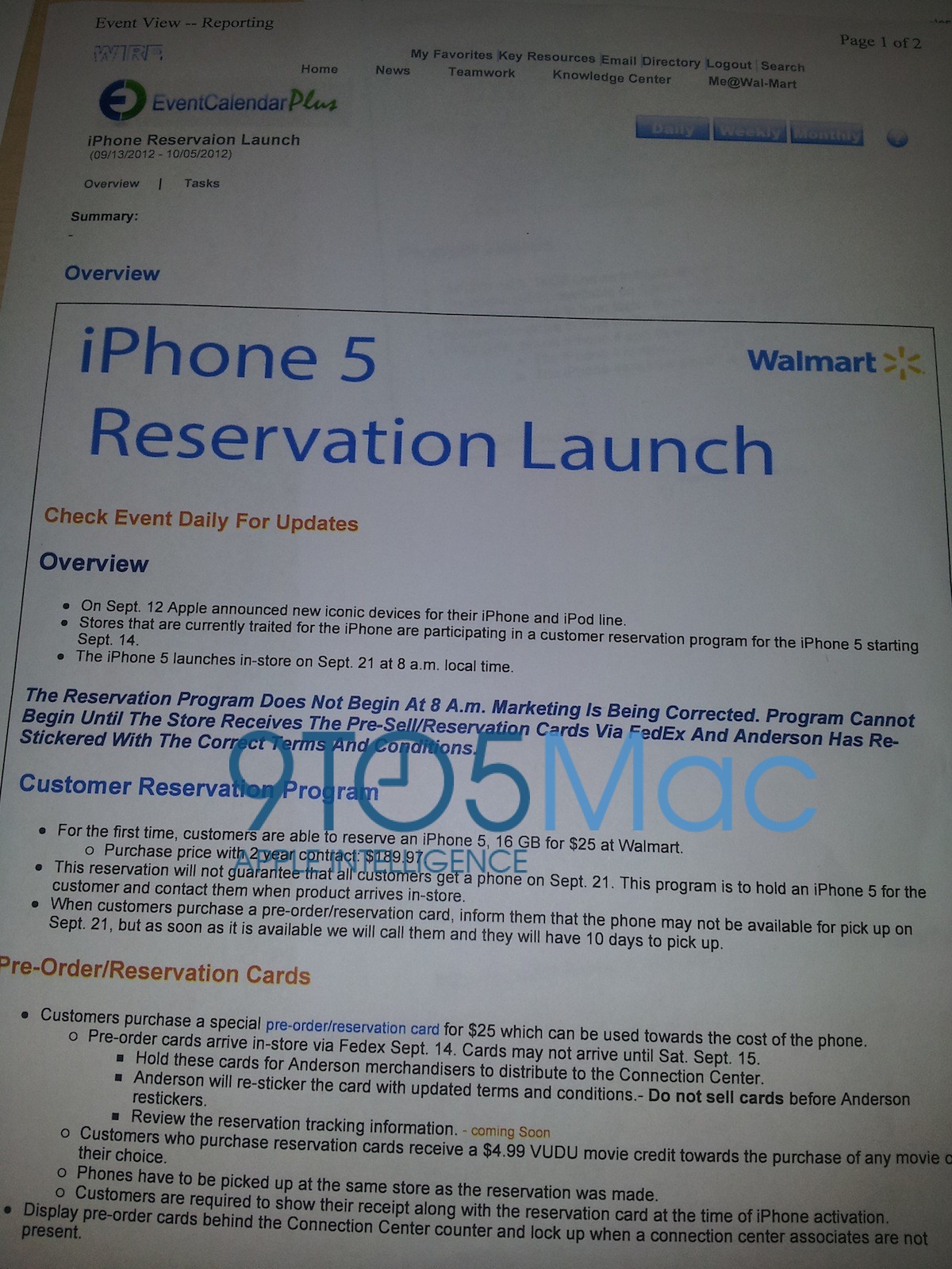 Here's Walmart's iPhone 5 launch playbook: $189.97 with $25 preorder ...