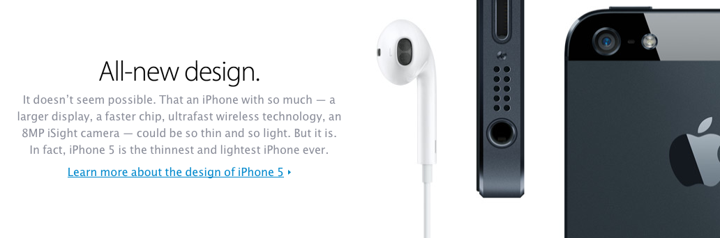 Apple announces iPhone 5, bigger screen, 2X speed A6, aluminum and ...