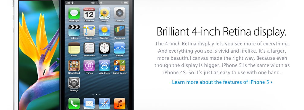 Apple announces iPhone 5, bigger screen, 2X speed A6, aluminum and ...