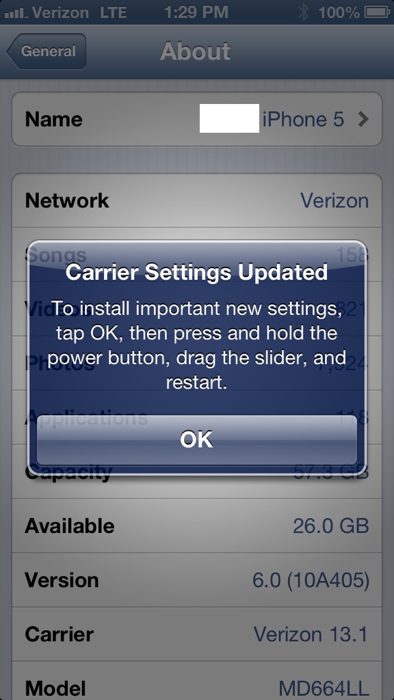 Verizon iPhone 5 update eliminates carrier data usage while connected ...