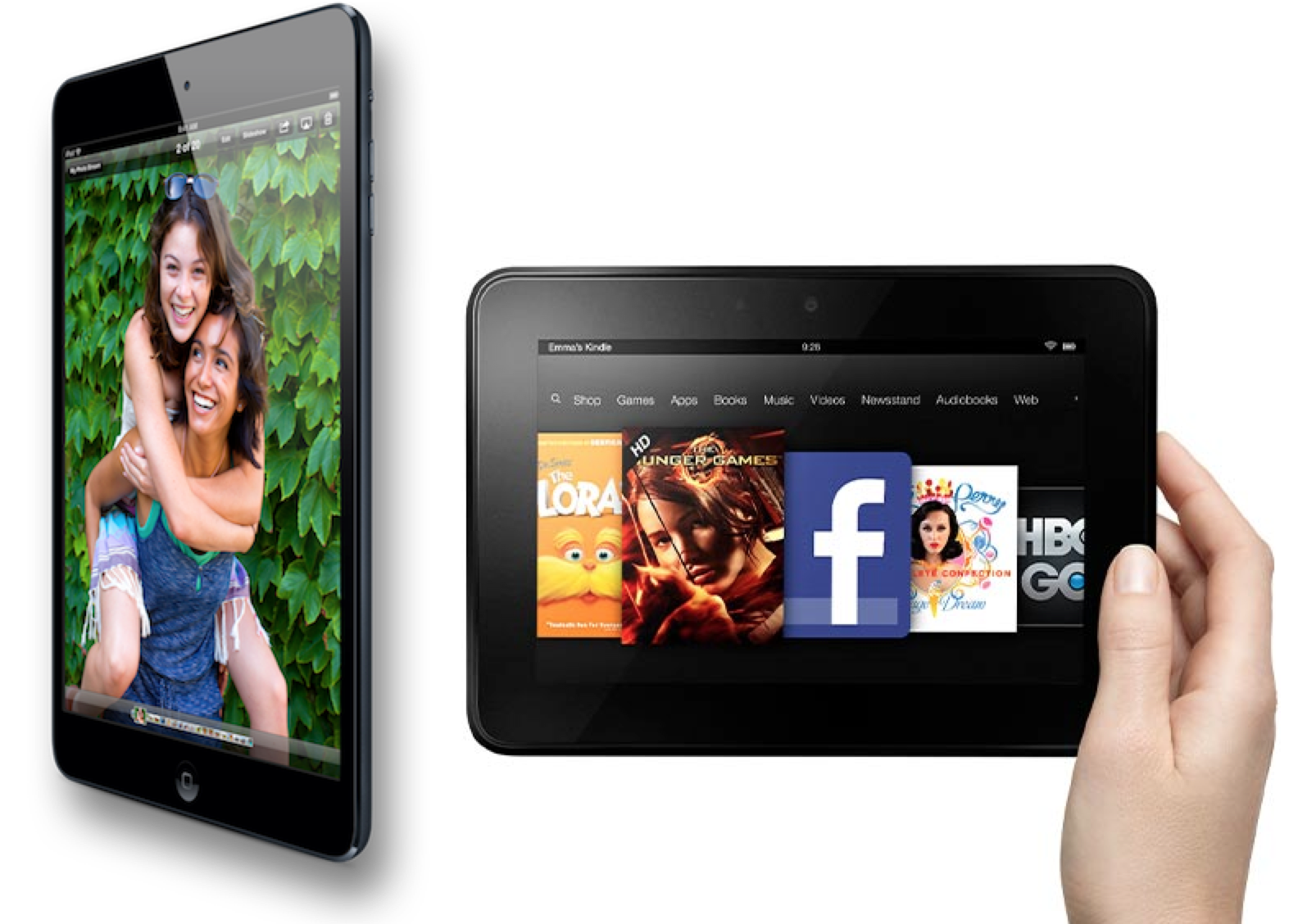 Amazon compares the Kindle Fire to iPad mini in its 'losings' release ...