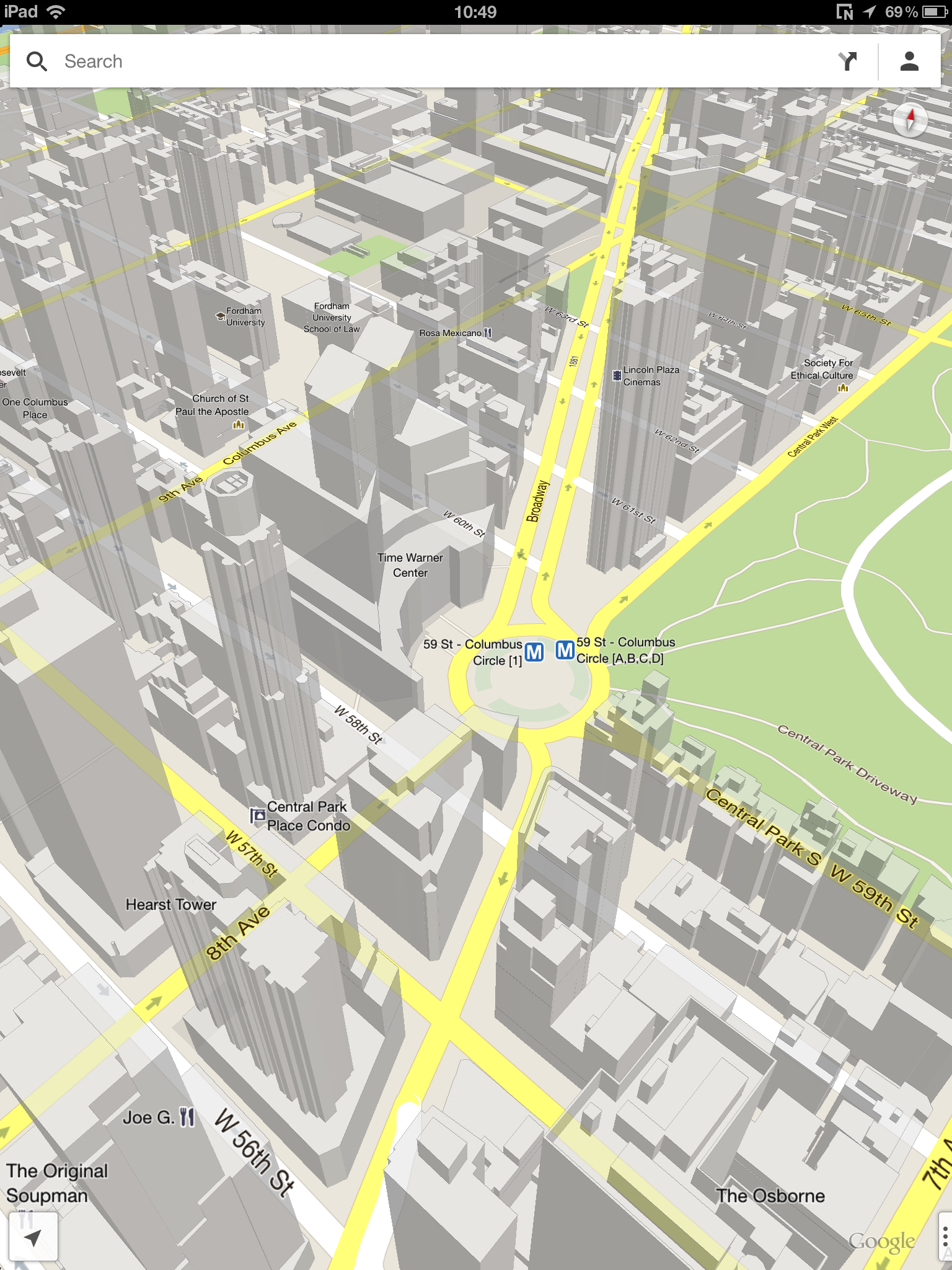 Known jailbreak tweak FullForce makes full screen Google Maps run well ...