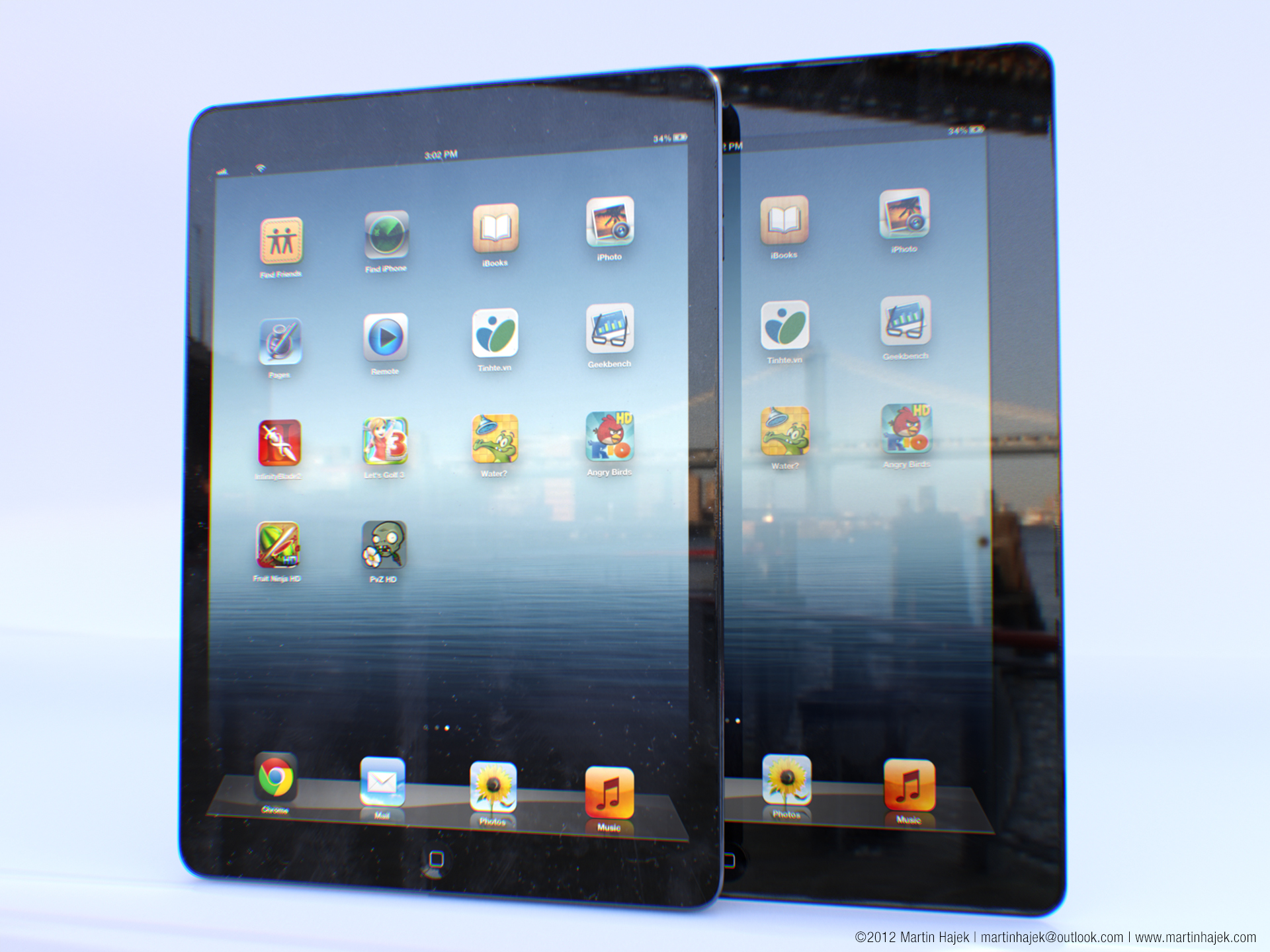 What happens when iPad mini's thin bezel design is applied to the 10 ...