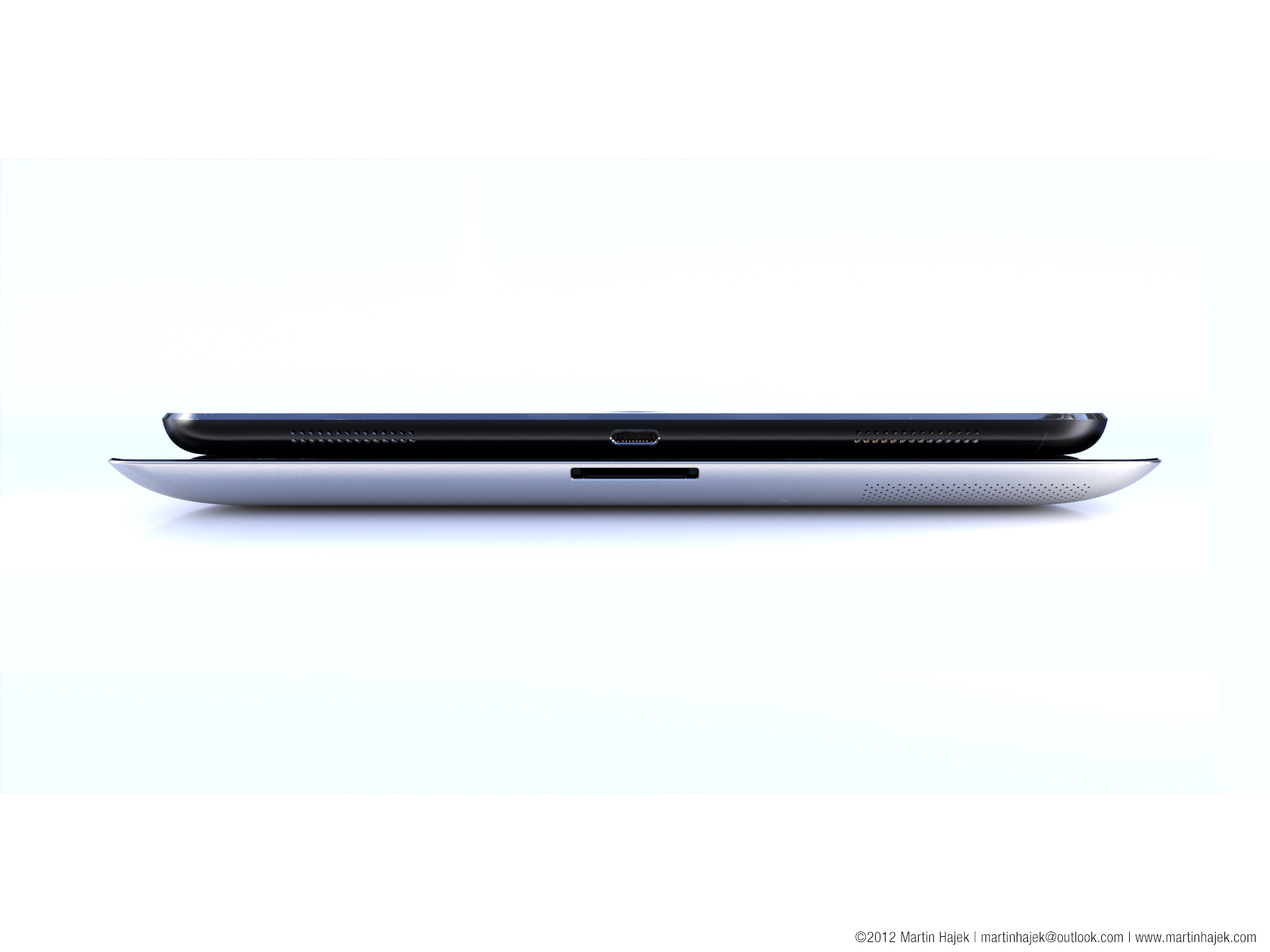 What happens when iPad mini's thin bezel design is applied to the 10 ...