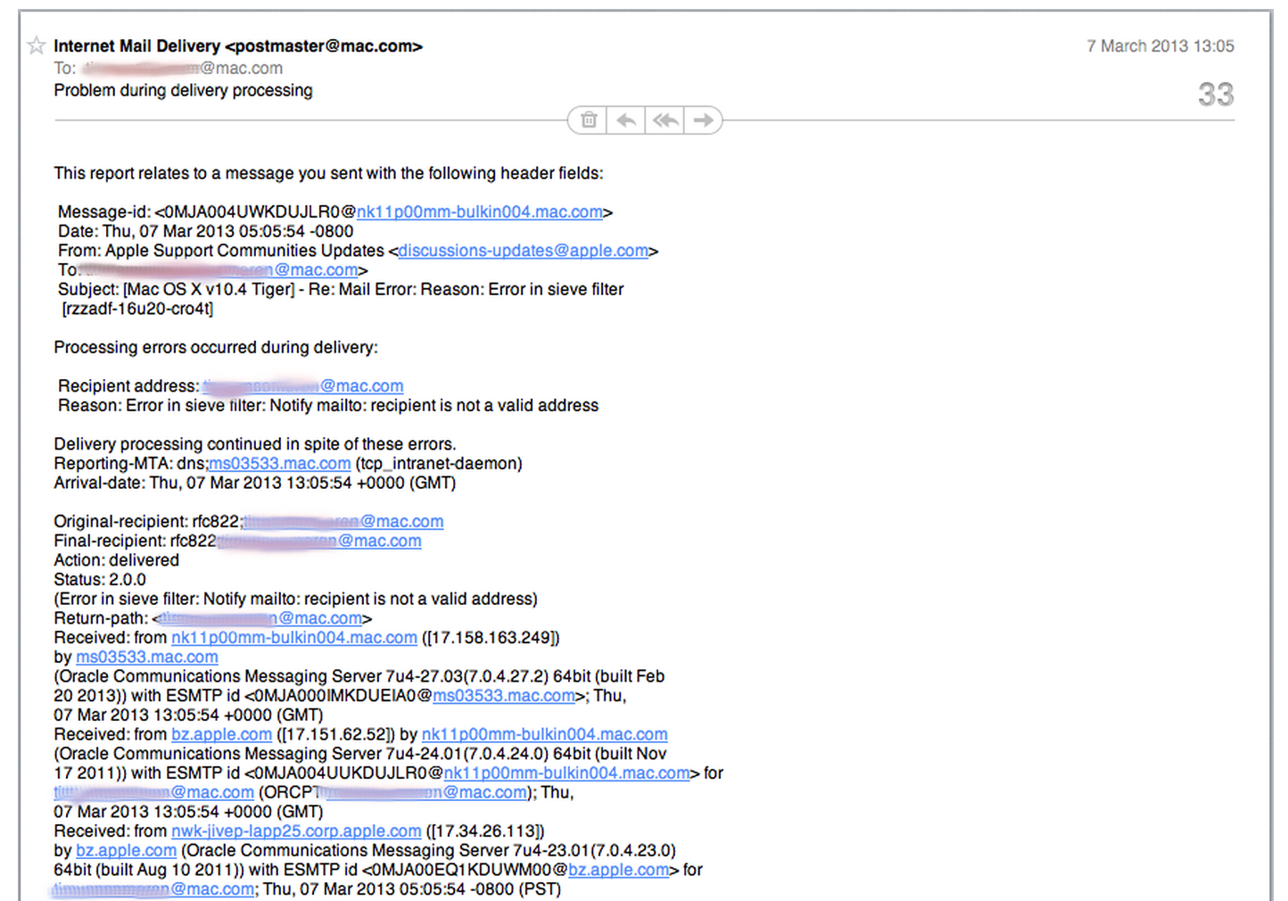 Growing number of iCloud users experiencing Mail delivery errors - 9to5Mac