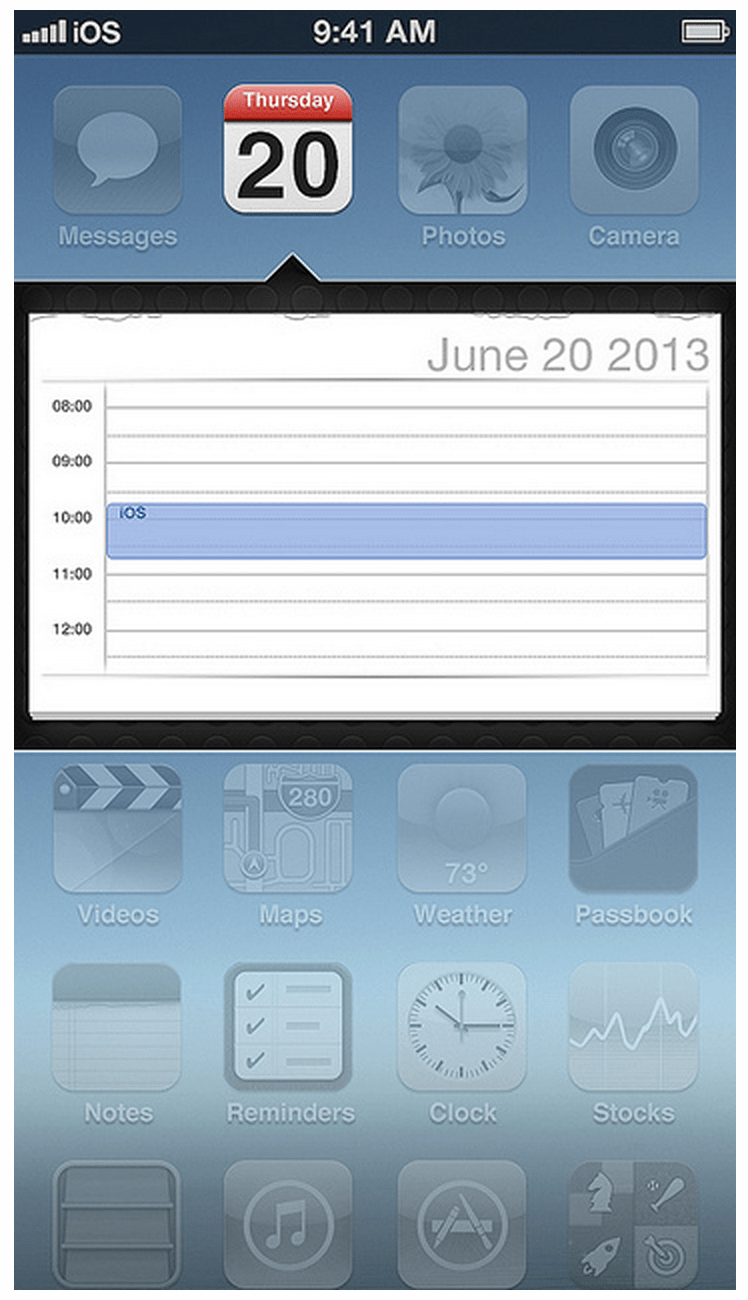 Latest iOS 7 concept shows slick widget integration, enhanced ...