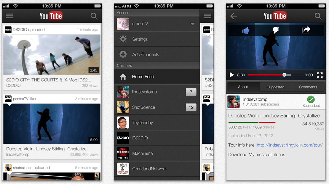 YouTube app for iOS now offers access to Live Streams, TV queuing - 9to5Mac