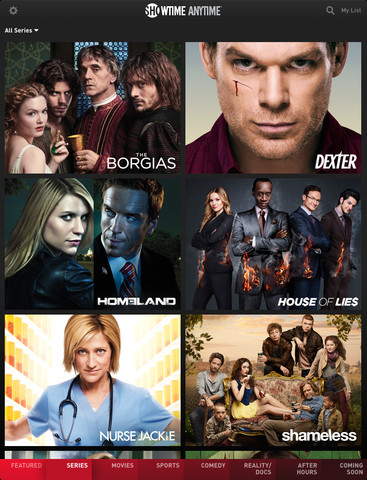 Showtime Anytime iOS app updated with support for Comcast XFINITY ...