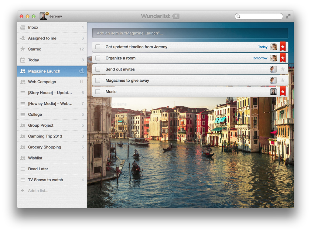 Wunderlist 'Pro' arrives today with new team collaboration features for $4.99/month - 9to5Mac