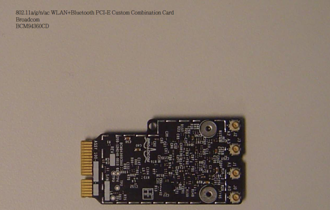 Next Mac 'Gigabit Wifi' spotted? Broadcom BCM94360CD PCI-E mini WLAN ...