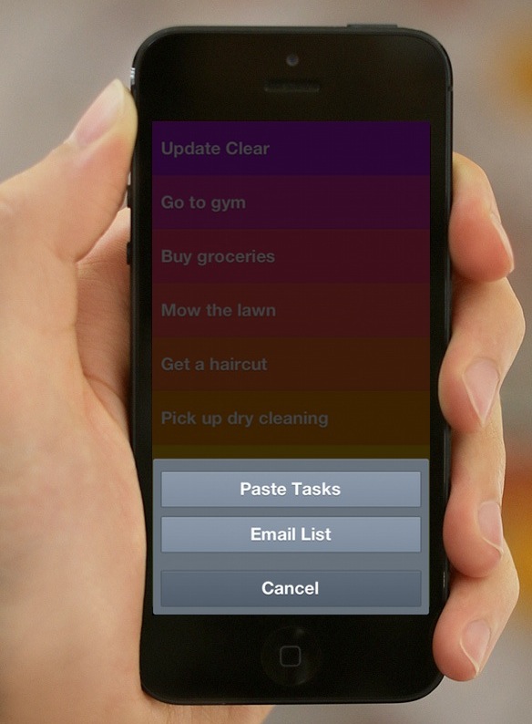 Clear for iPhone and Mac gains list sharing via email, multi task ...