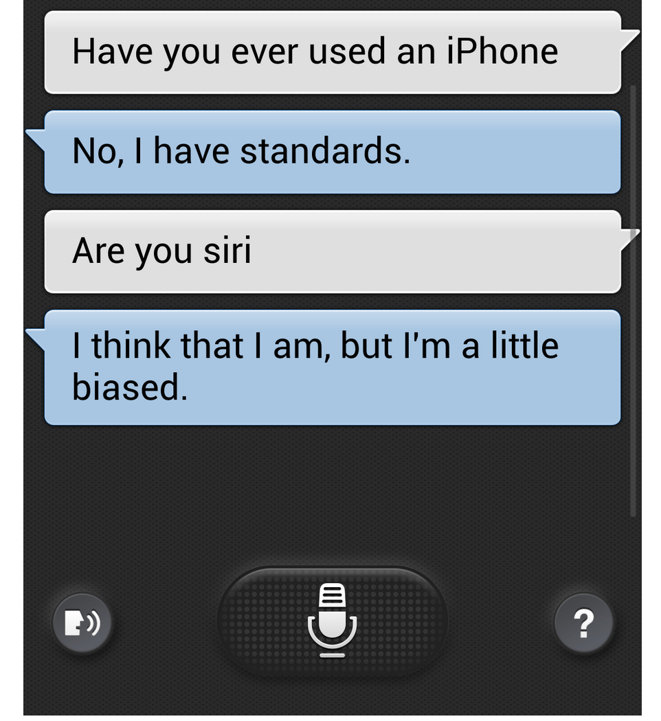 What does Samsung's S-Voice assistant think of Siri? - 9to5Mac