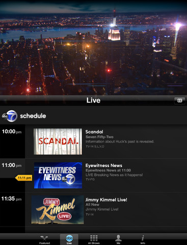 'Watch ABC' app goes live on App Store, brings live TV to New York and ...