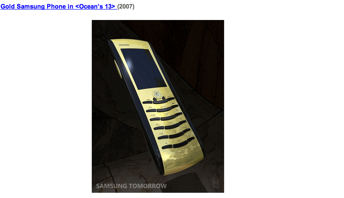 Samsung: We've been making gold phones longer than Apple has been ...