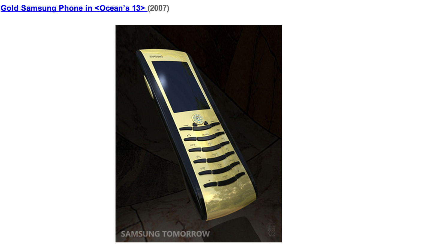 Samsung: We've been making gold phones longer than Apple has been ...