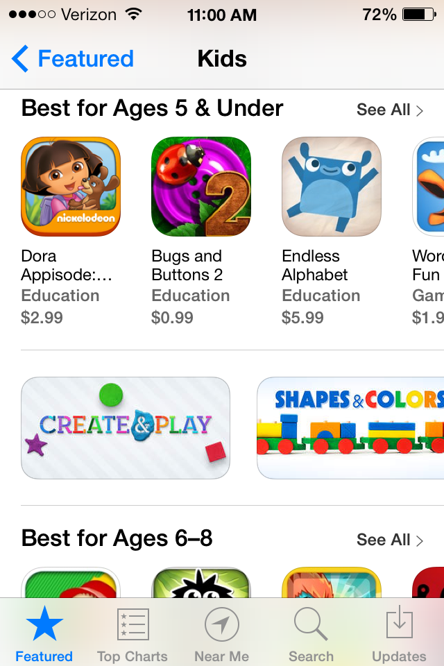 App Store makes it easier for parents to find apps for their children ...