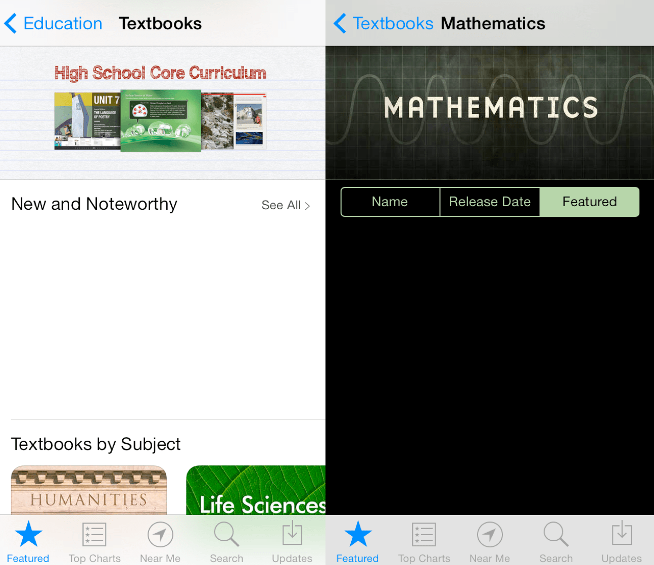 iBooks Textbooks category leaks out on iOS 7 iPhone App Store - 9to5Mac