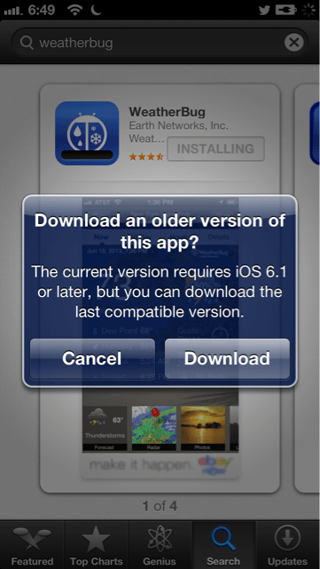 iOS App Store now allows legacy app downloads to support older hardware ...