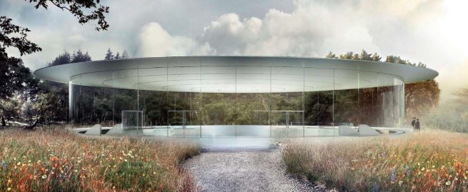 Apple's Campus 2 auditorium entrance might be a more impressive glass ...