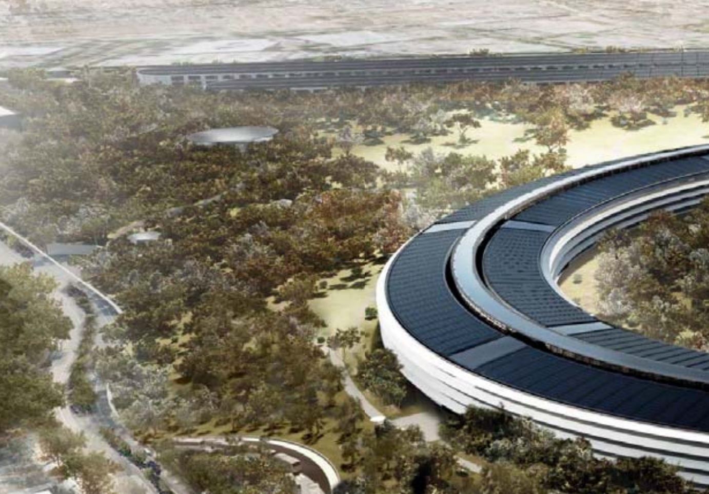 Apple's Campus 2 auditorium entrance might be a more impressive glass ...
