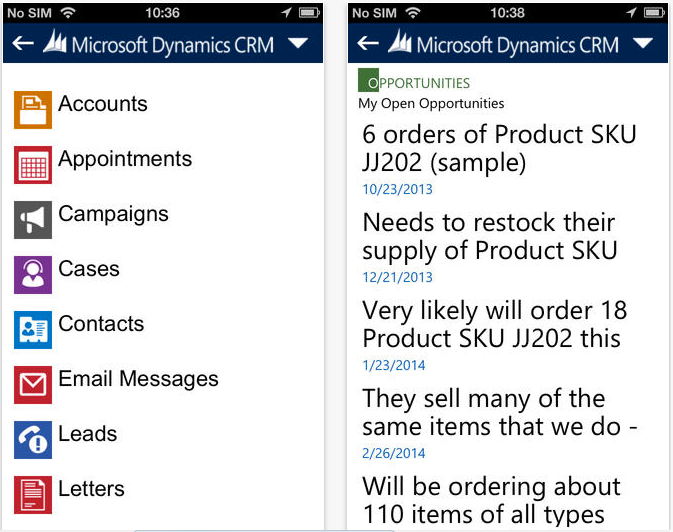 Microsoft offers free iPhone app for its subscription-based Dynamics ...