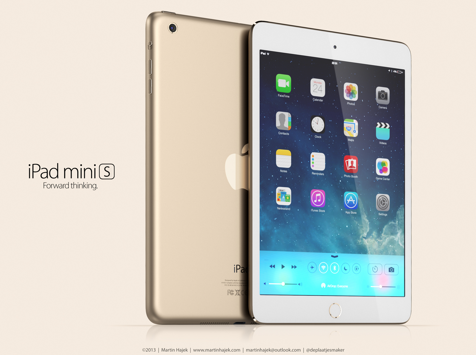Concept imagines iPad mini 2 in blue and gold [Gallery] - 9to5Mac