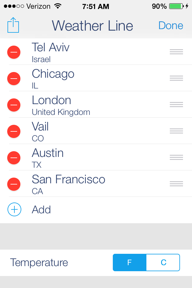 Review: Weather Line is a simple way to track weather trends - 9to5Mac