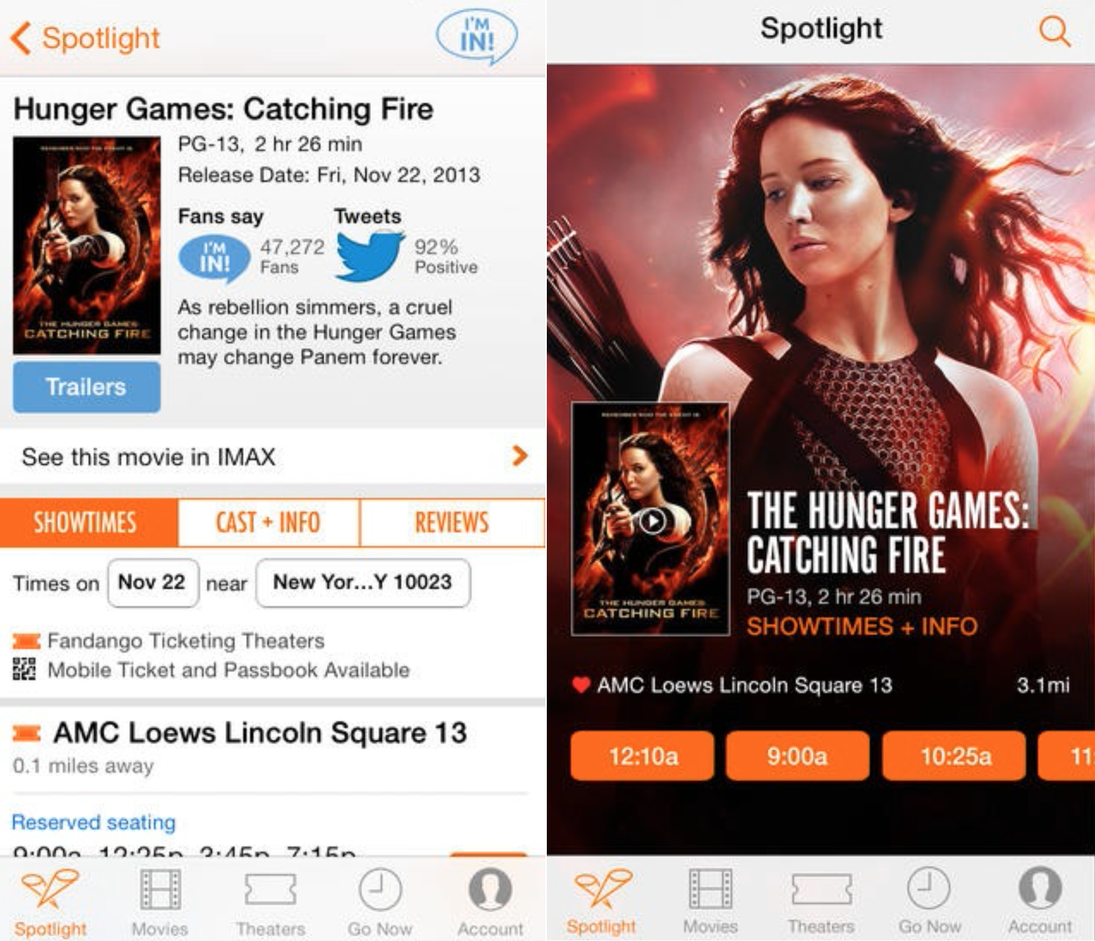 Fandango movie tickets app redesigned for iOS 7, gains improved search ...