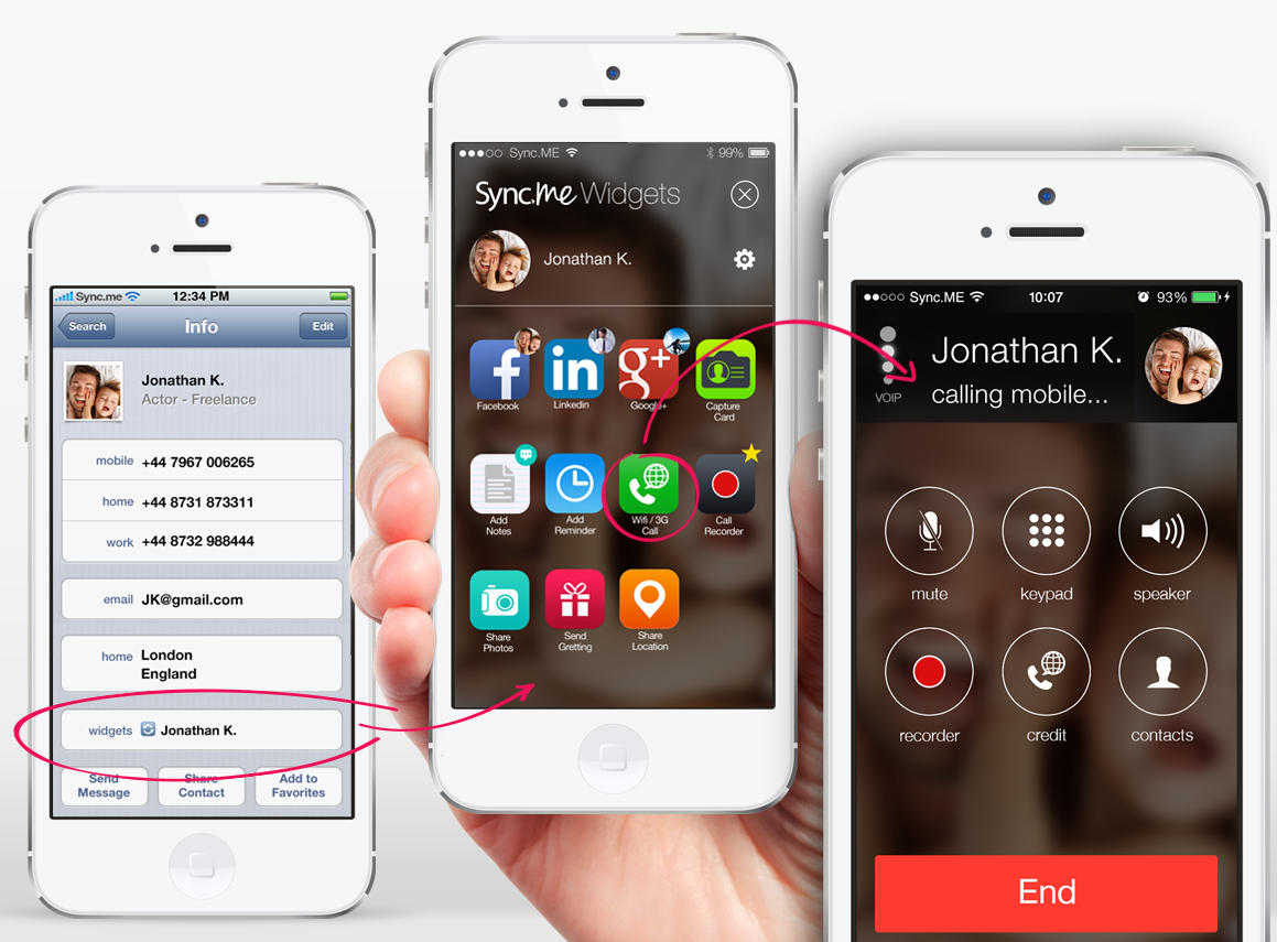 Sync.ME adds 'Widgets' to Apple's iOS Contacts app - 9to5Mac