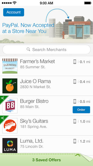 PayPal iPhone app updated w/ iOS 7 redesign, withdraw to bank, QR/bar ...